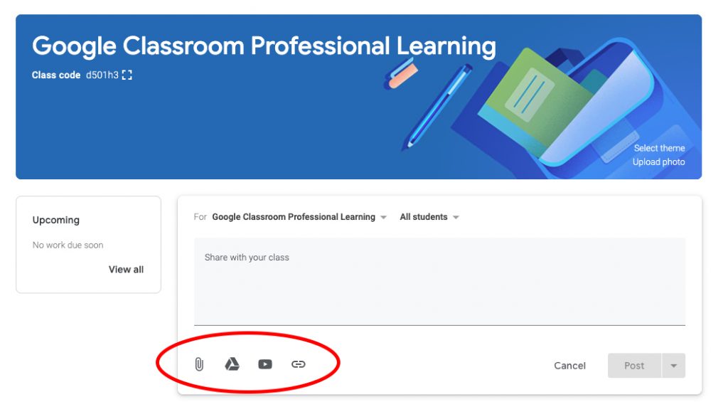Post Your Welcome Message or Course Outline | Learning Hub